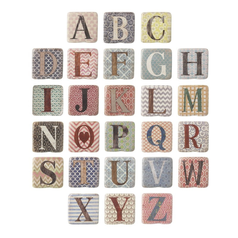 Alphabet Letter Coaster - Initials Coasters – Hyde and Seek